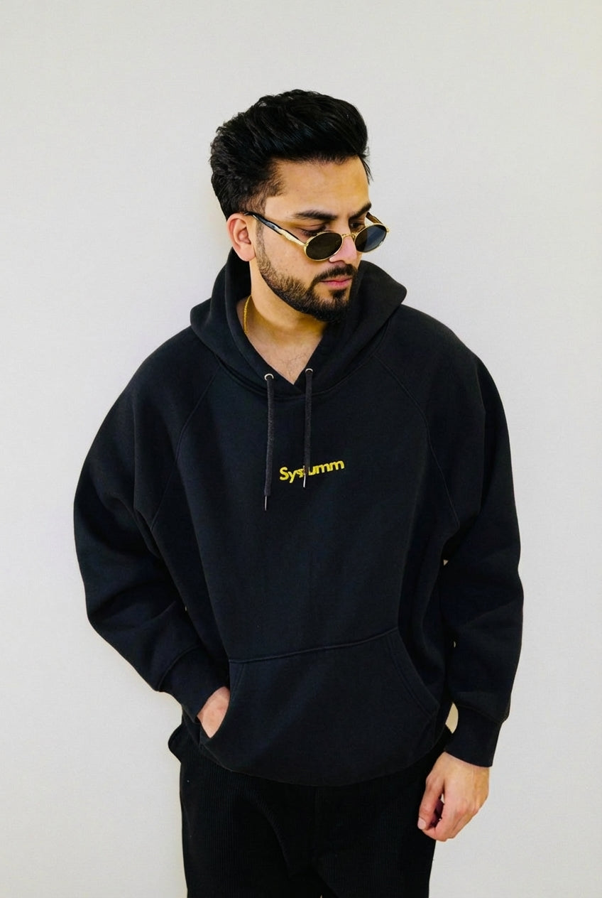 Chore Haryana Aale Hoodie - Black – Systumm Clothing