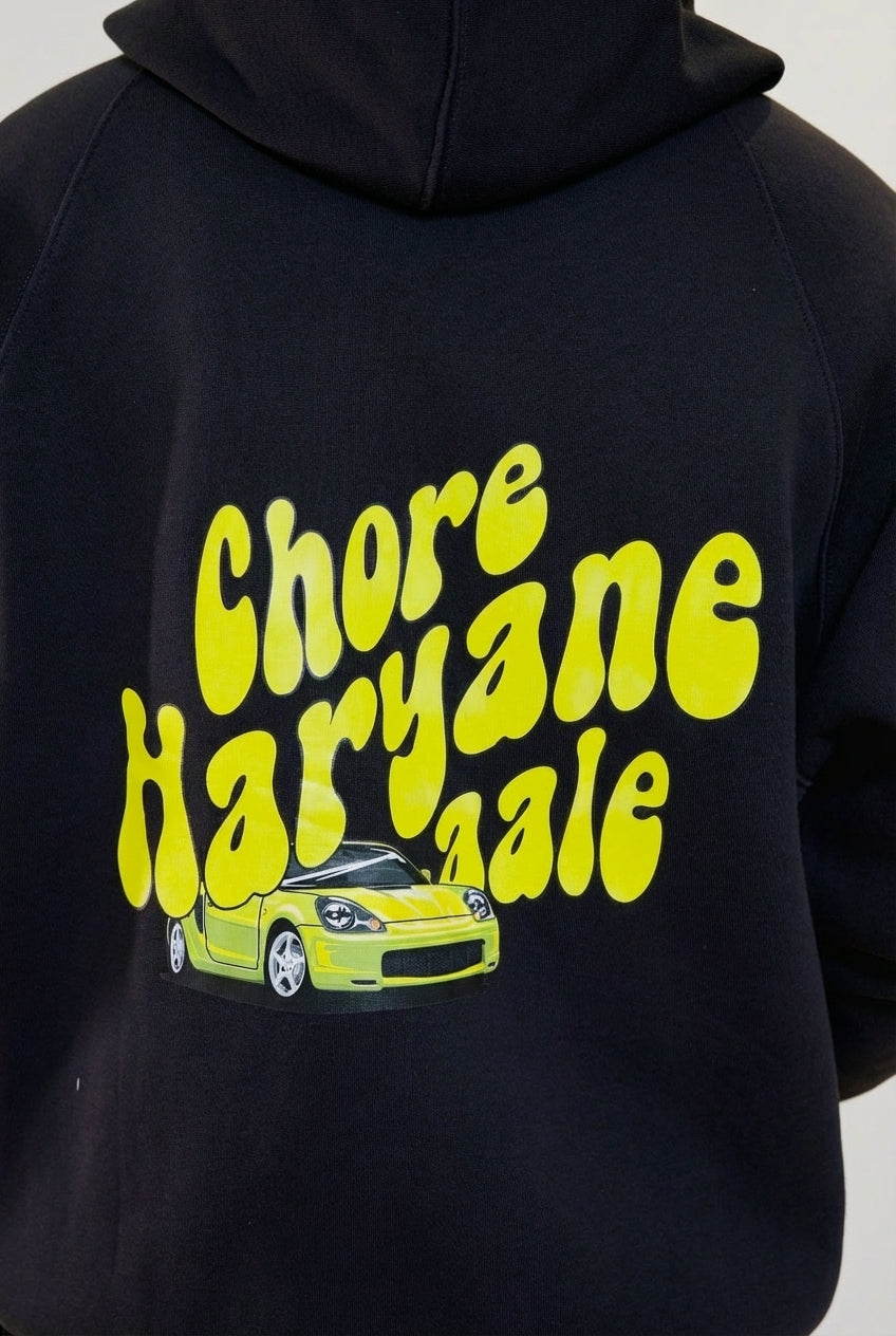 Chore Haryana Aale Hoodie - Black – Systumm Clothing